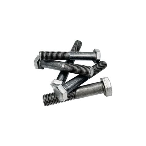 Premium Photo Partially Threaded Metal Bolt For Construction In White