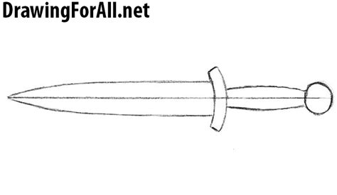 How To Draw A Dagger