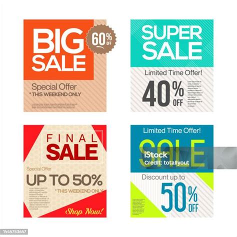 판매 스티커 및 태그 다채로운 컬렉션 벡터 일러스트 레이 션 1위에 대한 스톡 벡터 아트 및 기타 이미지 1위 가격 가격표 Istock