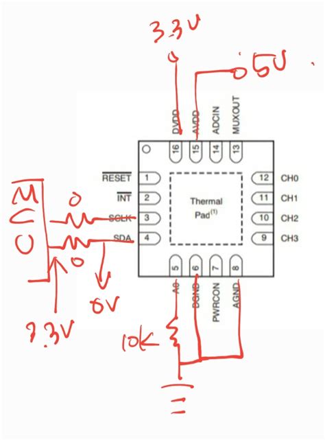 Integrated Circuit ADC IC I C Problem Electrical Engineering Stack Exchange