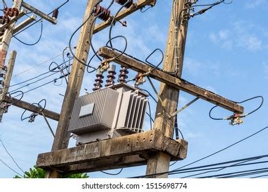 Electrical Transformer High Voltage Power Lines Stock Photo Shutterstock