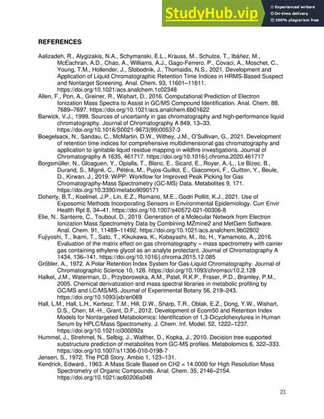 An Actionable Annotation Scoring Framework For Gas Chromatography High Resolution Mass