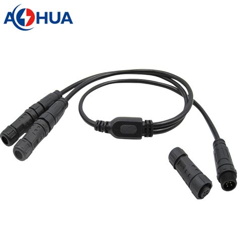 Customize Wire Solution Male Female Y Type Ip67 Cable Waterproof