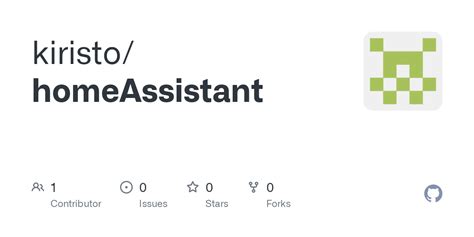 Github Kiristohomeassistant