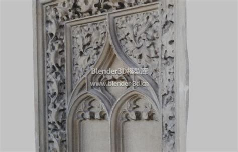 Blender 浮雕石刻3d模型素材资源免费下载 Blender3d模型库