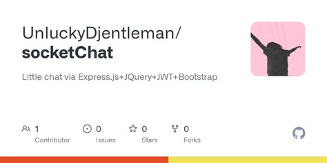Github Unluckydjentlemansocketchat Little Chat Via Expressjs