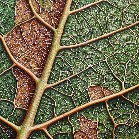 Detailed View Of The Leaves Of A Rare Tree Species Showing Their