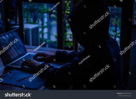 Hackers Typing Laptop Computer Keyboard Dark Stock Photo Shutterstock