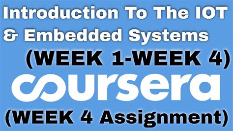 Introduction To The Internet Of Things And Embedded System Coursera Quiz Answers Solutions Hub