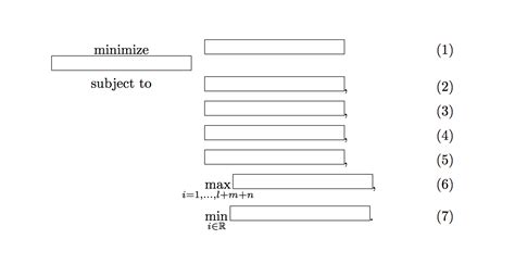 Align How To Write The General Optimization Problem Tex Latex