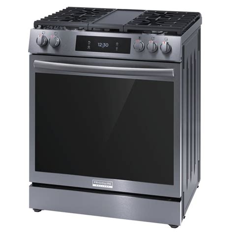 Frigidaire Gallery Gcfg3060bd 30 Slide In Gas Range With 5 Burners