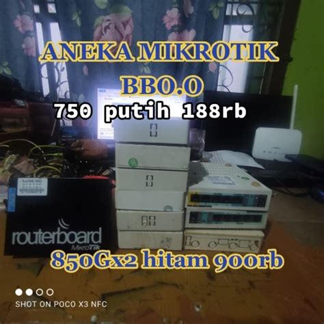 Jual Mikrotik Rb750r2 Dan Rb750 Dan Rb941 Dan Hap Rb951ui 2nd Shopee Indonesia