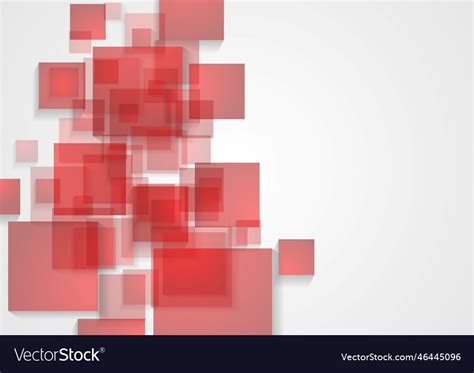 Abstract Tech Squares Design Royalty Free Vector Image