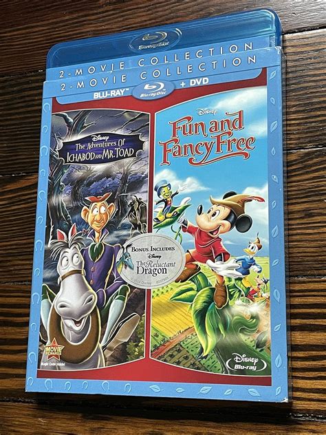The Adventures Of Ichabod And Mr Toad Blu Ray Dvd Bilingual