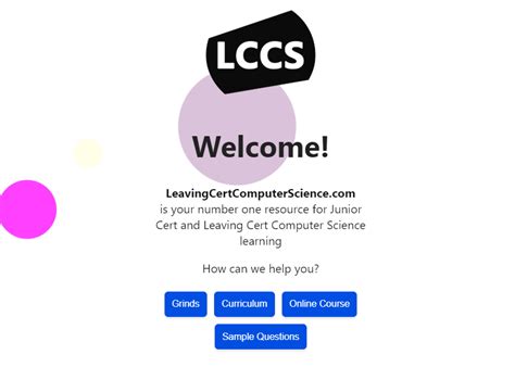 Leaving Cert Computer Science