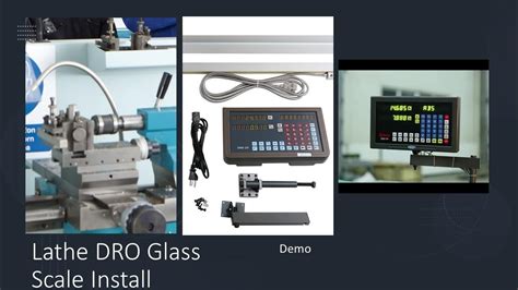 Install A 2 Axis Digital Readout Dro Kit Onto A Lathe Youtube
