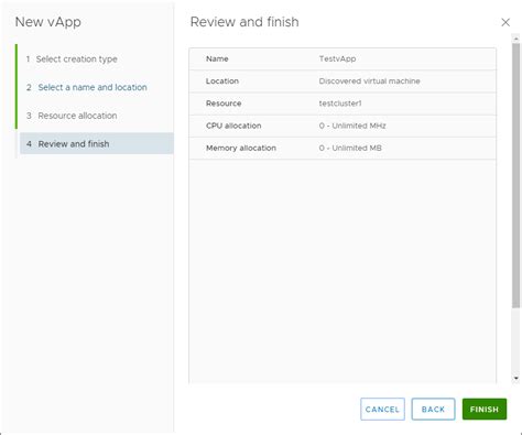 How To Create Vapp In Vmware Vsphere