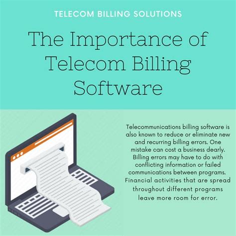 The Importance Of Telecom Billing Software Pdf