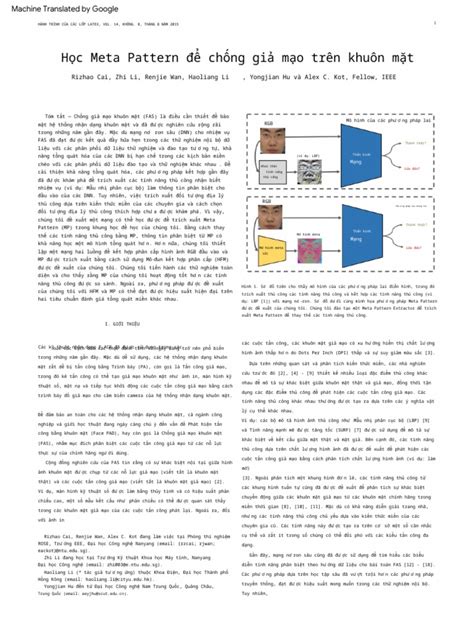 Learning Meta Pattern For Face Anti Spoofing Pdf