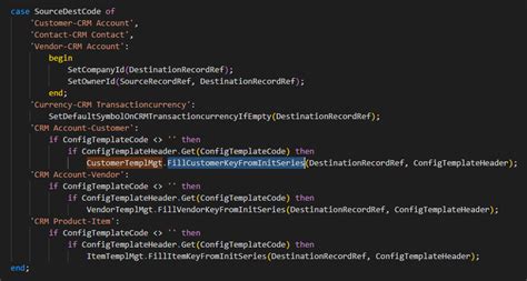 Crm Synchronisation For Customers With Config Template Is Broken