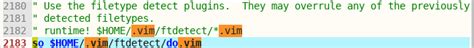 Filetype Why Runtime Is Not Working Vi And Vim Stack Exchange