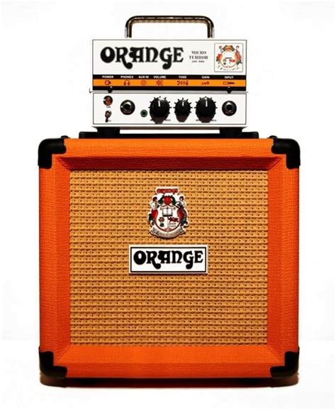 Orange Amps Stack A Stack Of Orange Amplifiers And Speaker Cabs Miked