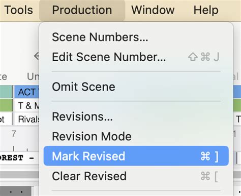 How Do I Mark Or Clear Revisions On A Script Final Draft
