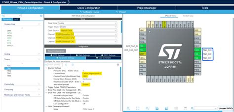 Stm32 3 Phase Pwm Center Aligned Example Code
