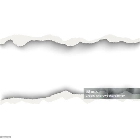벡터는 흰 종이의 시트에 찢어진된 가장자리와 수평 레인을 납치 결과 창의 흰색 배경입니다 서식 파일 종이 디자인 0명에 대한 스톡 벡터 아트 및 기타 이미지 Istock