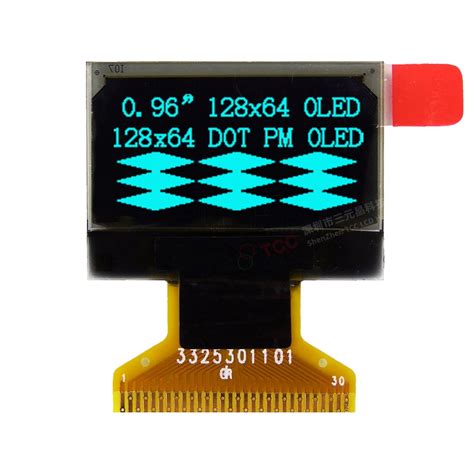 Rohs 0 96and 128 64 Blue Font Lcd Screen Ssd1306 Driver Monochrome Oled Display Oled 0 96 And