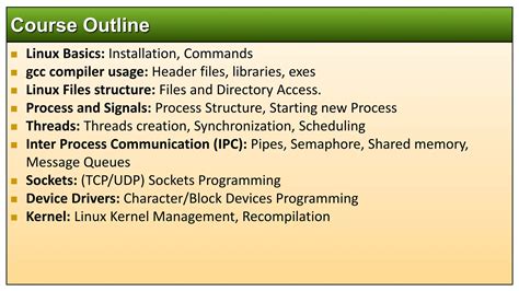 Linux Systems Programming Ubuntu Installation And Configuration Pptx