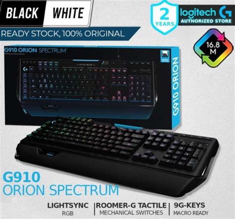 Jual Logitech G910 Orion Spectrum RGB Mechanical Gaming Keyboard Di Seller Indah Komputer