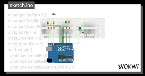 Ampel Wokwi ESP32 STM32 Arduino Simulator