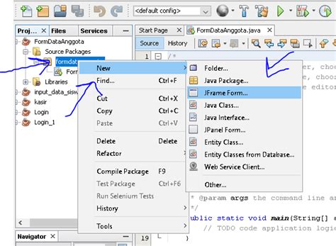 Andhikac15 Person Membuat Form Data Anggota Menggunakan Netbeans Dengan Xammp Dan Mysql Database 2