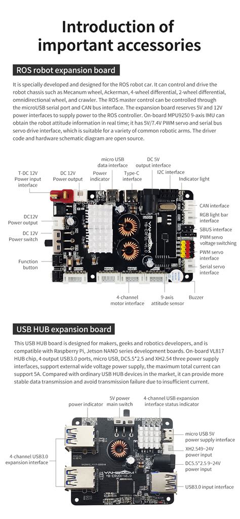 Yahboom Ros Robot Control Board With Stm32f103rct6 Imu For 52 Off