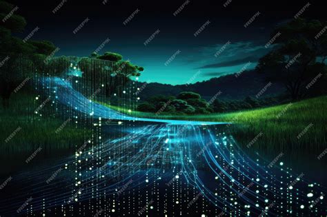 Premium Photo Data Flowing Like A River Database Administrators