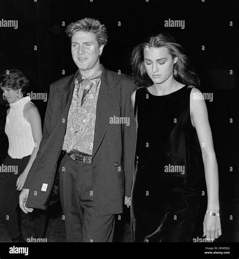 London Uk C1986 Duran Duran Star Simon Le Bon And Wife Yasmin Le Bon