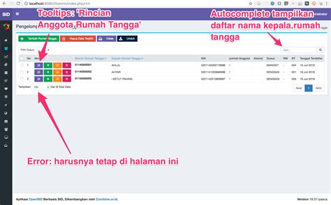 [tampilan admin] perbaiki daftar rumah tangga · issue 1337 · opensid