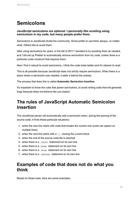 Javascript Handbook