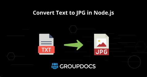 Convert Text To  In Nodejs