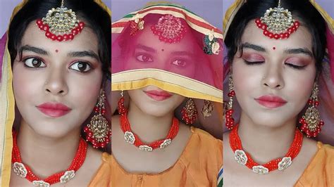 Step By Step Bridal Makeup Tutorial Bridal Makeup Karna Shikhe Kumkum