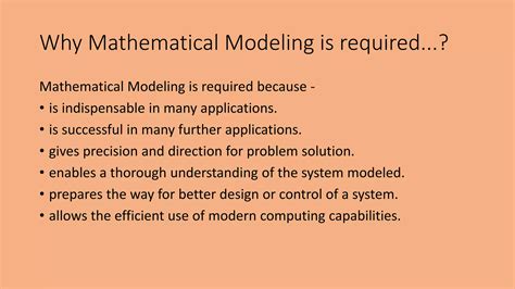 Mathematical Modelling Of Control Systems Pptx Physics Science