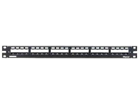 Panduit 24 Port All Metal Modular Patch Panel With Strain Relief Bar 1 Ru