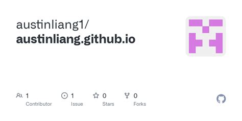 Github Austinliang1