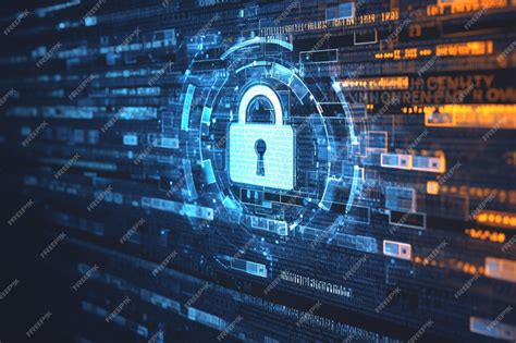 Premium Photo Code Security Padlock Symbol Accompanies Software