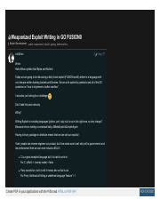 Weaponized Exploit Writing In GO FUSION0 Pdf Weaponized Exploit