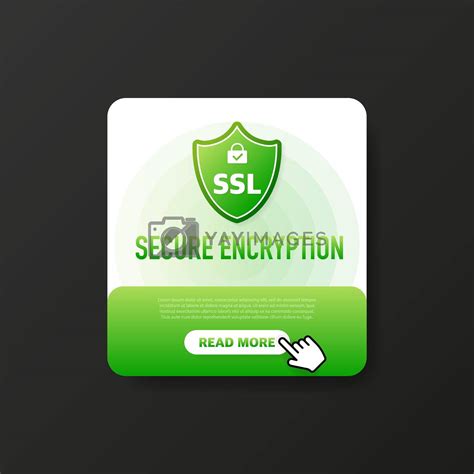 Secure Connection Icon Vector Illustration Isolated On White Background