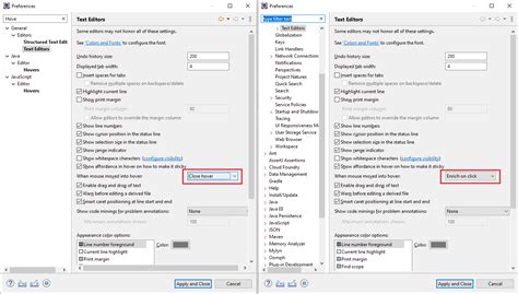 Java Unexpected Runtime Error While Computing A Text Hover Eclipse Stack Overflow