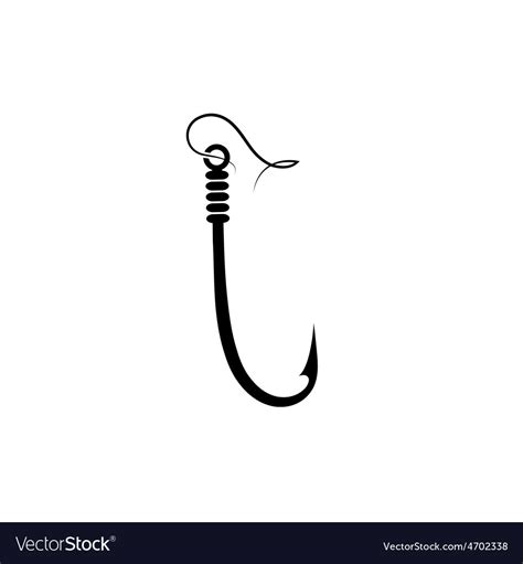Fish Hook Vector