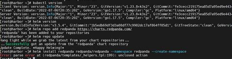 Use Helm To Install Redpanda Has Encountered A Problem · Issue 7158